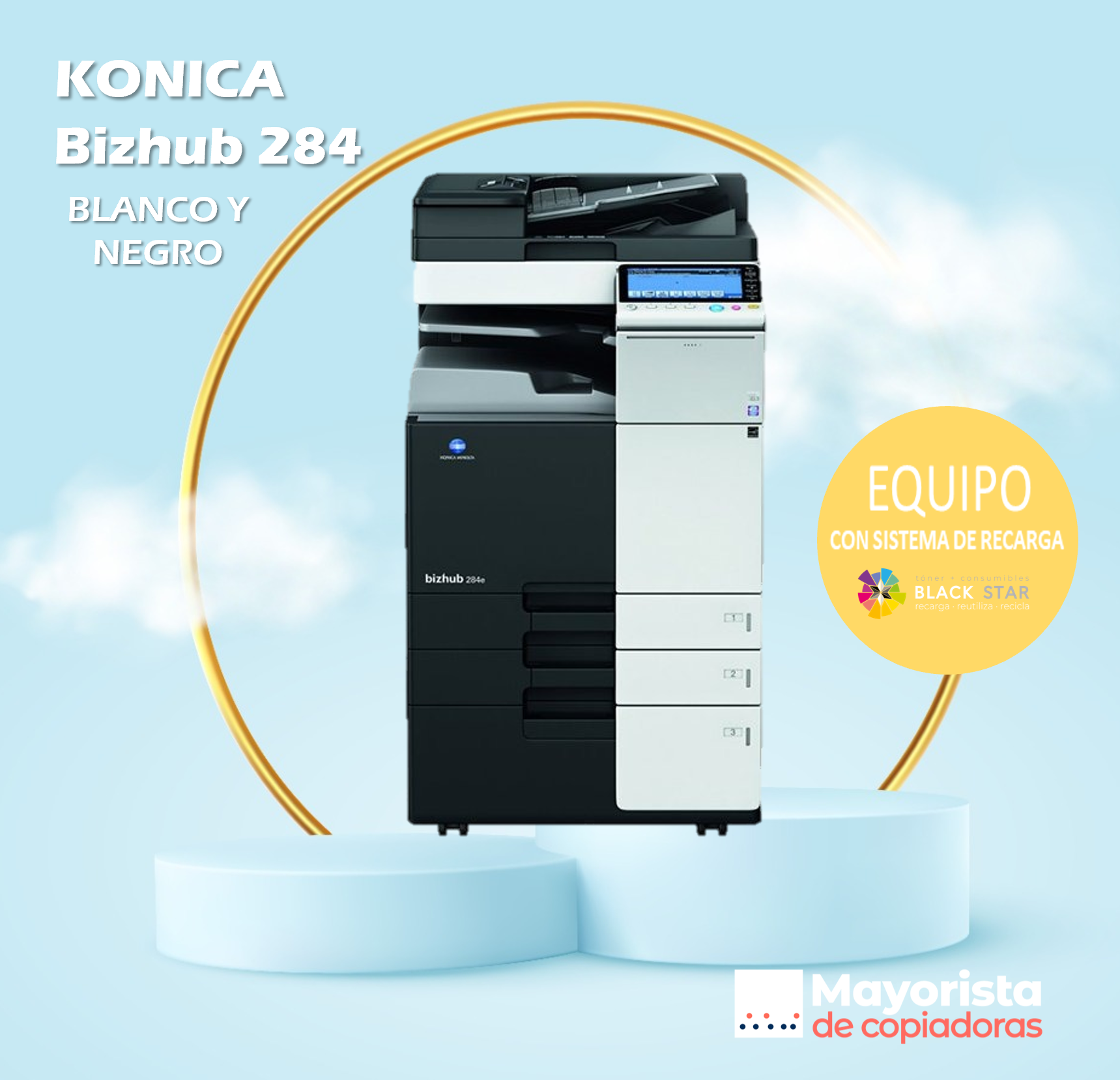 Impresora láser Konica Bizhub 284