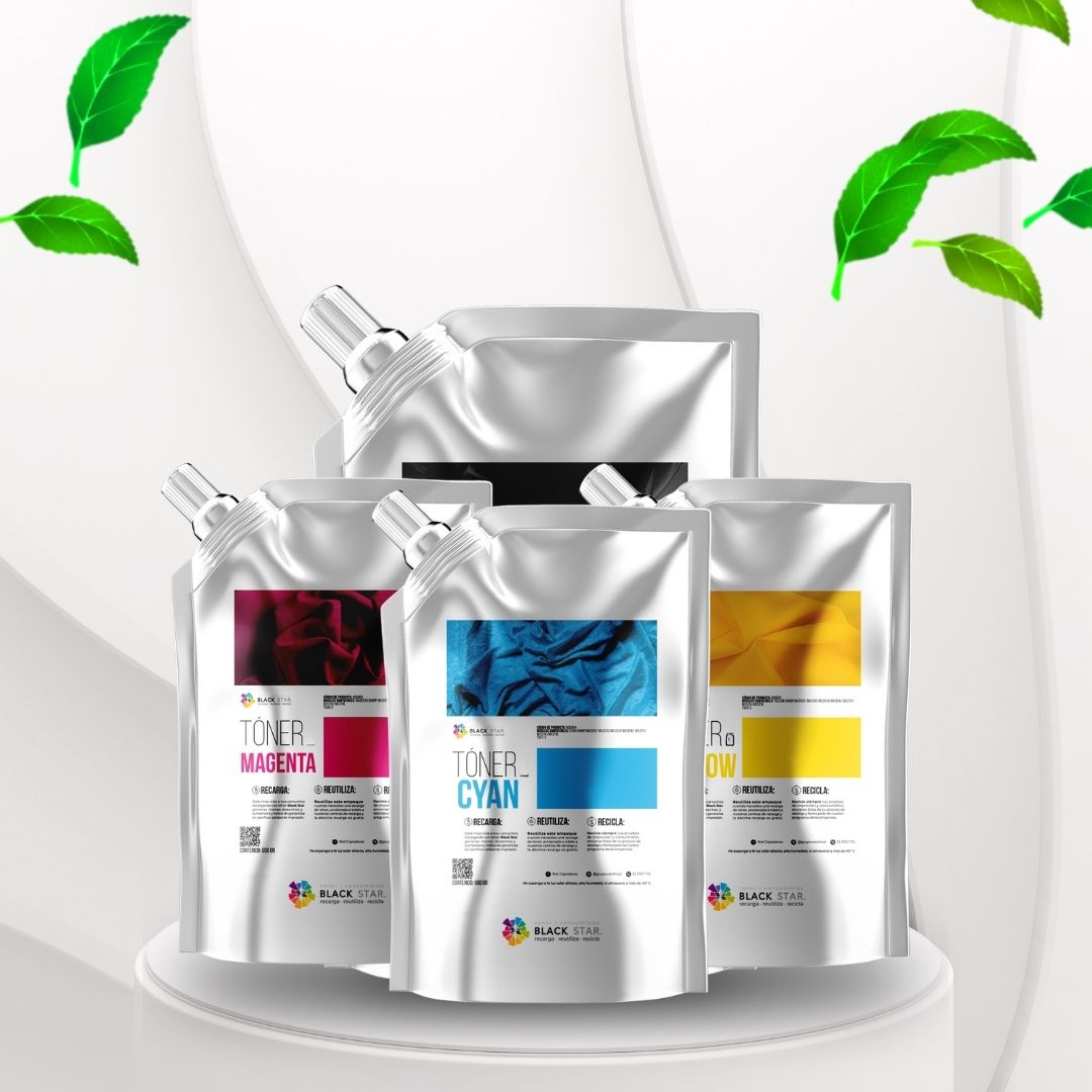 Tóner Ricoh Color Serie MPC Kit 3 Colores MCY 1Kg c/u toner a granel