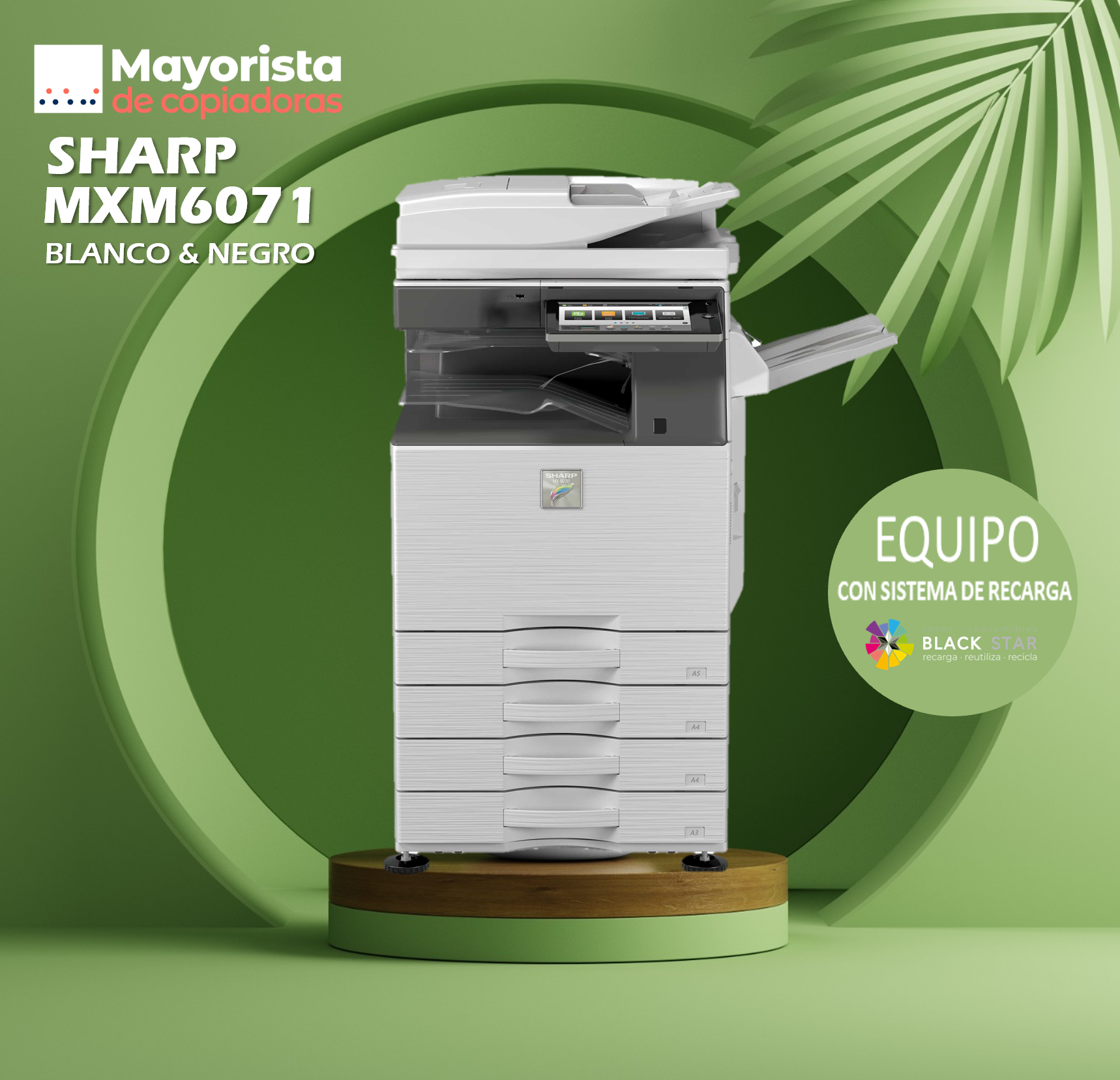 Impresora láser Sharp MXM6071