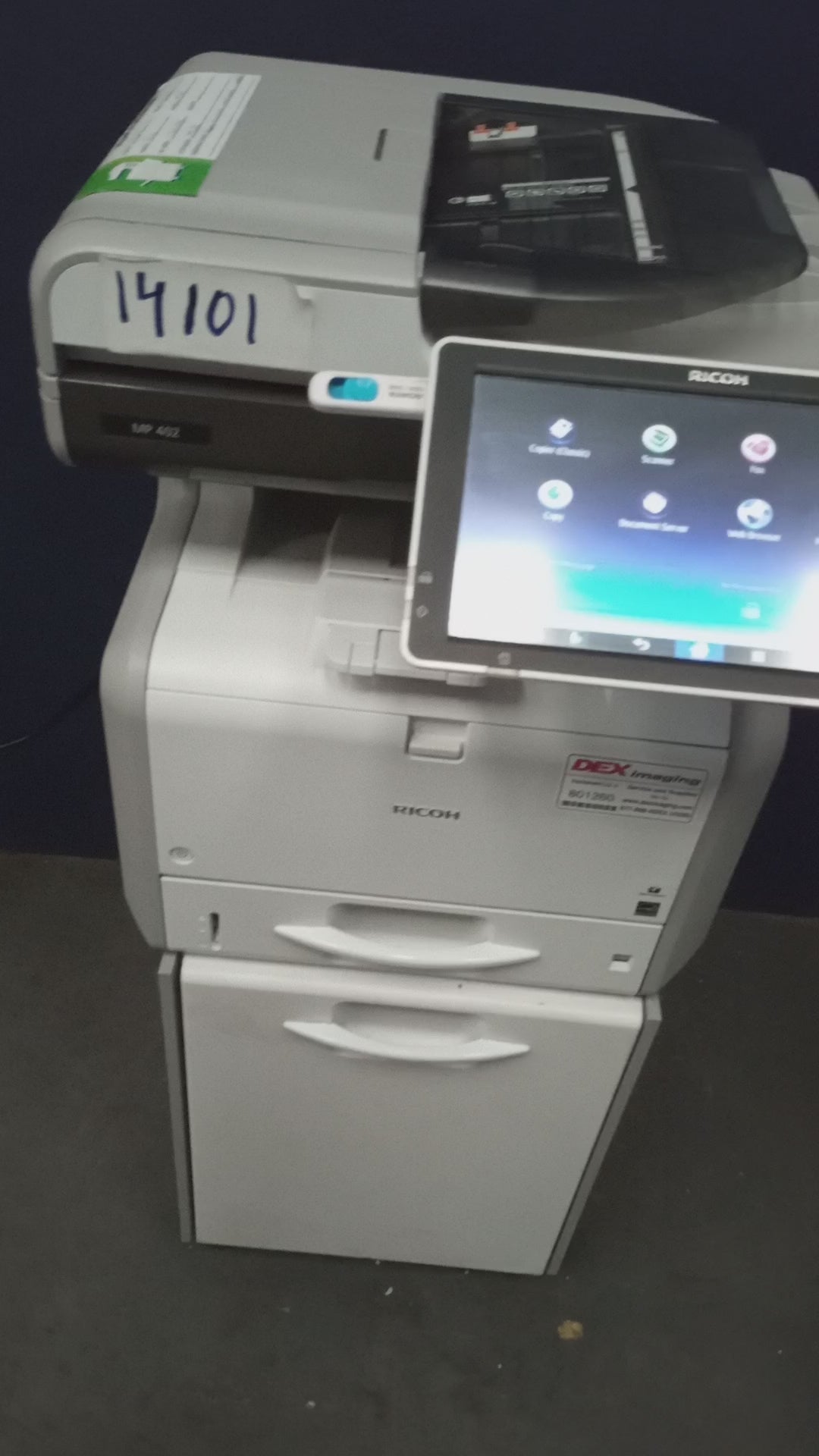 Impresora Láser Ricoh MP402 SPF SEMINUEVO SERIE:14101/Y176HC00926